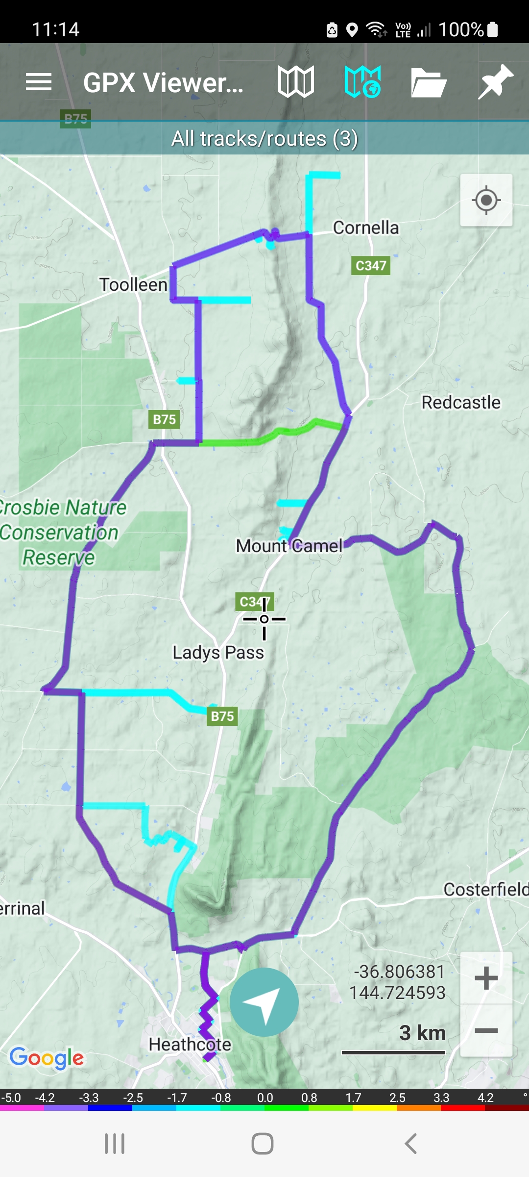 Navigation with GPX Files – Nix-Tracks